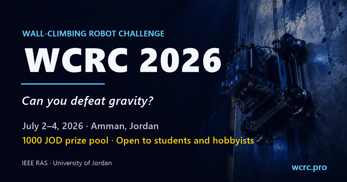 WCRC 2026 – Wall-Climbing Robot Challenge | IEEE RAS UJ